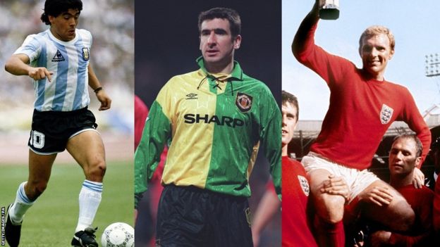 Football kits: Iconic strips - from Moore to Maradona - BBC Sport