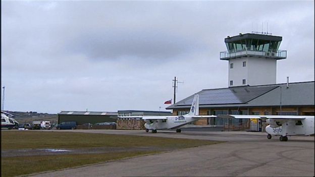 Land's End Airport reopens after runway work - BBC News