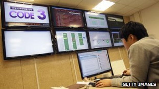 South Korea blames North for bank and TV cyber-attacks - BBC News