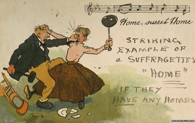 In pictures: Suffragettes capture the Monument - BBC News