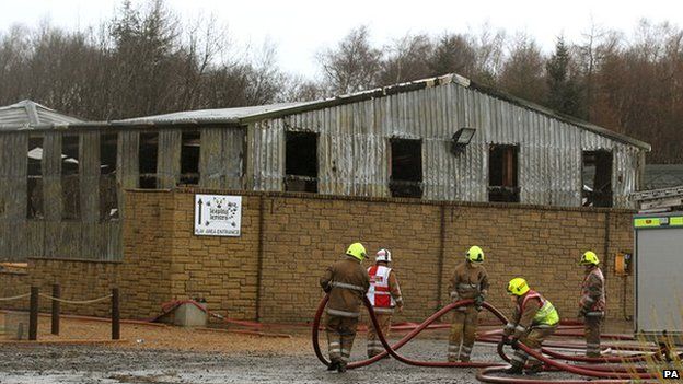Fire breaks out at zoo in West Lothian in Scotland - BBC Newsround