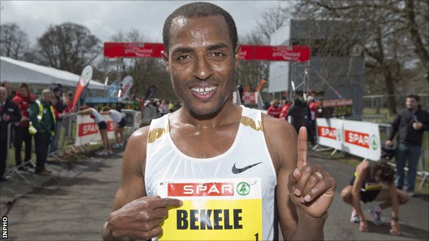 Kenenisa Bekele retains Great Ireland Run title in Dublin - BBC Sport