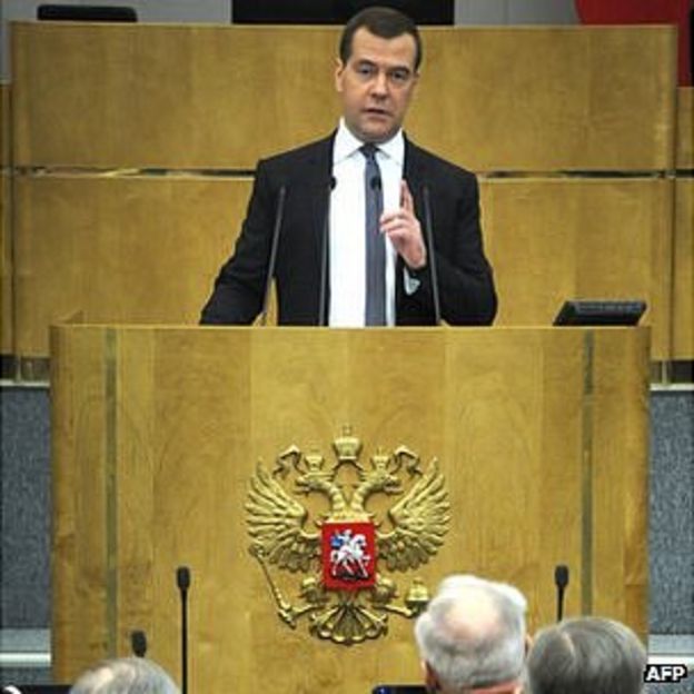 Putin criticism leaves Russian PM Dmitry Medvedev bruised - BBC News