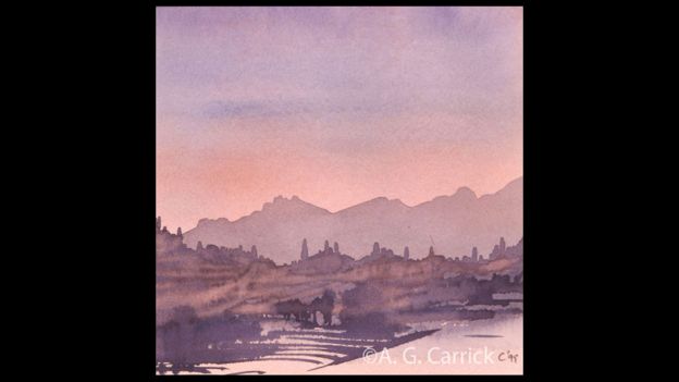 In pictures: Prince of Wales watercolours - BBC News