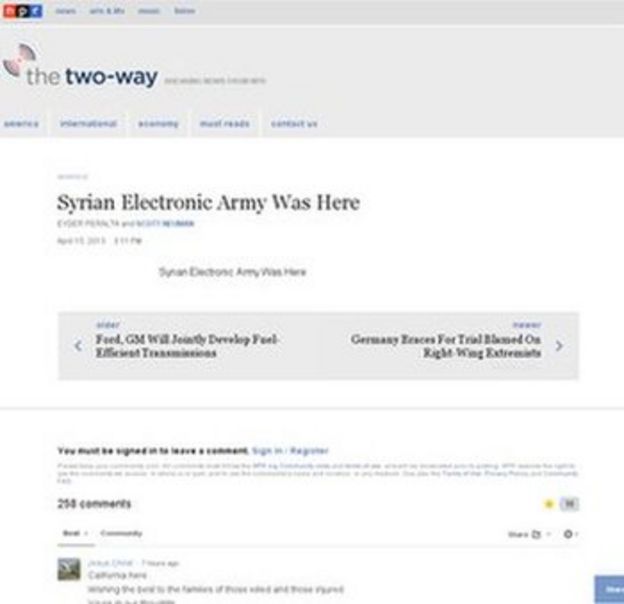 Who is the Syrian Electronic Army? - BBC News