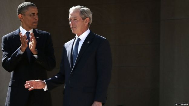 In pictures: Opening of George W Bush Library - BBC News