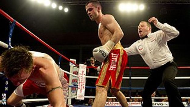 Greenock boxer John Simpson still dreams of world title shot - BBC Sport