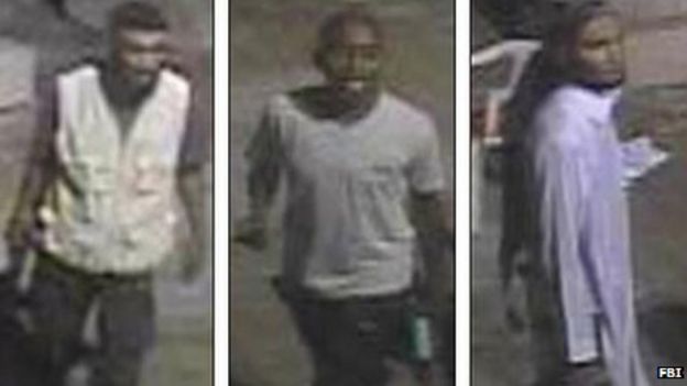 FBI releases photos of Benghazi attack trio - BBC News
