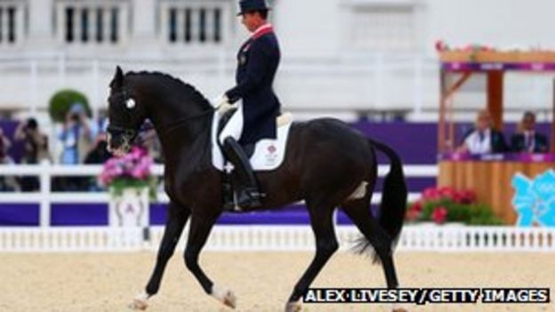 Equine military event held at Wellington Riding - BBC News