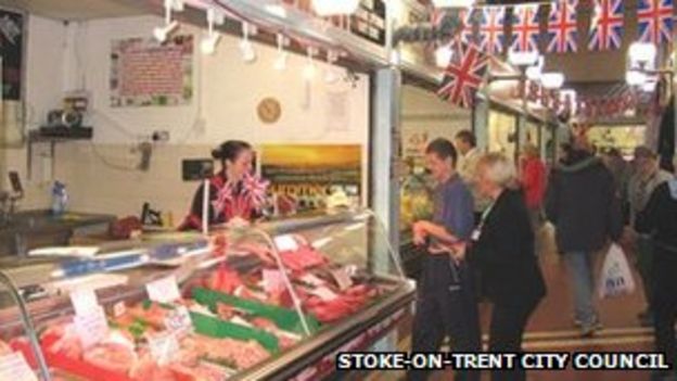 Longton Market celebrates 150th anniversary - BBC News