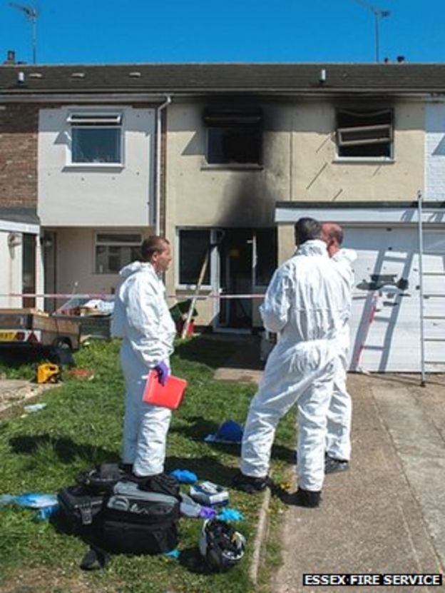 Clacton house fire: Man killed as woman and child rescued by neighbours ...