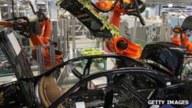 German industrial output rises - BBC News