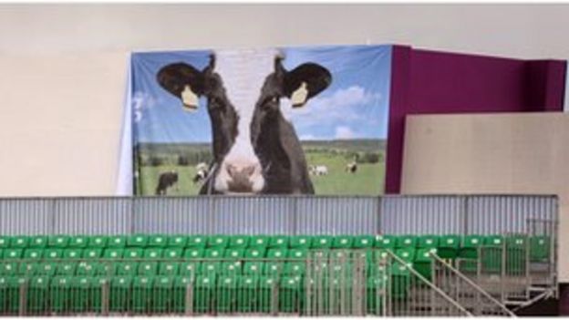 Pioneering spirit marks Balmoral Show Maze move - BBC News