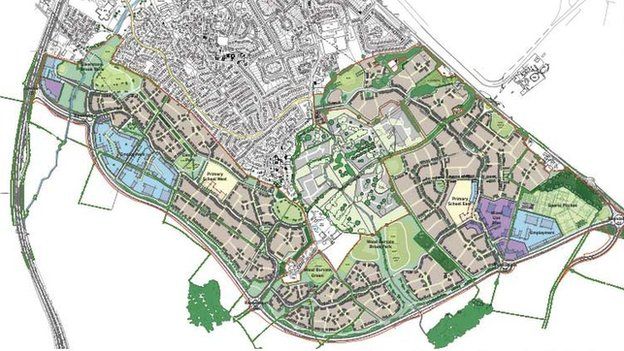 Towcester southern extension plans approved - BBC News