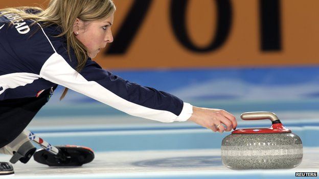 Swedish friction experts on why curling stones curl - BBC News