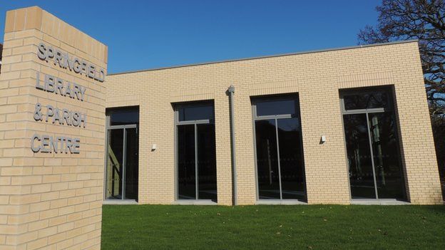 First Essex library in 25 years opens in Springfield, Chelmsford - BBC News