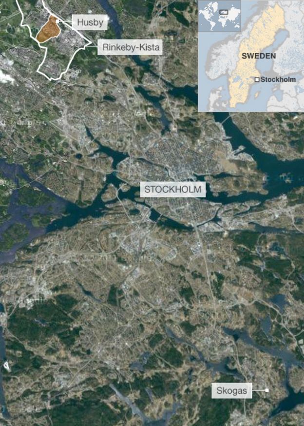 Stockholm riots throw spotlight on Swedish inequality - BBC News