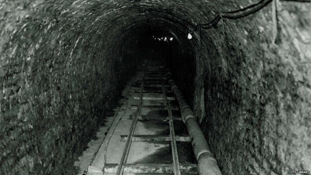 Victoria Tunnel: The unknown relic hidden under the city - BBC News