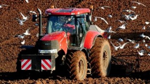 Tractor theft leads farmer to spend £10,000 on security - BBC News