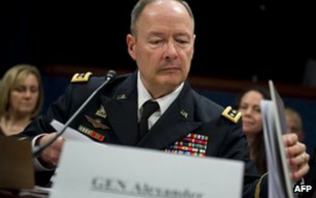 US surveillance foiled 50 plots, says spy chief Alexander - BBC News