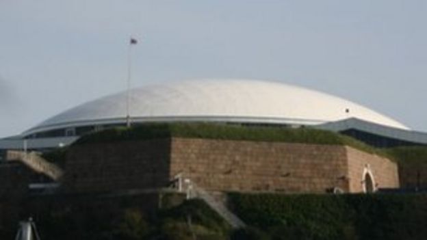 Jersey's Fort Regent roof to be listed - BBC News