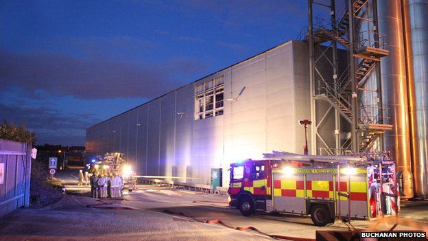 Two men injured in Glasgow bakery blast - BBC News
