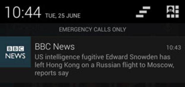 Push notifications for the BBC News app - BBC News