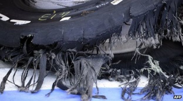 Why did tyres blow at the Grand Prix? - BBC Newsround