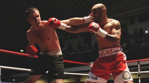 Leo Roget: Ex-footballer turns to professional boxing - BBC Sport