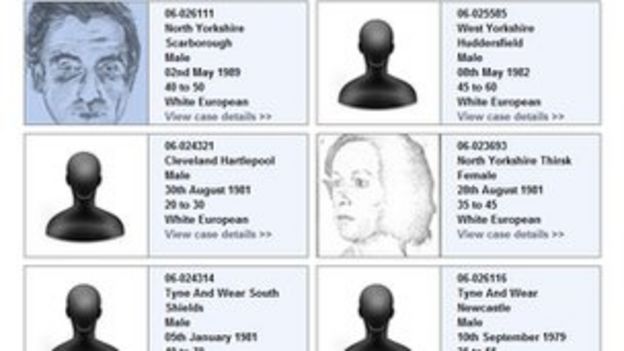 Appeal over 1,000 unidentified bodies on missing persons website - BBC News