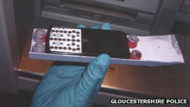 Gloucestershire cash machine scam: Trio are jailed - BBC News