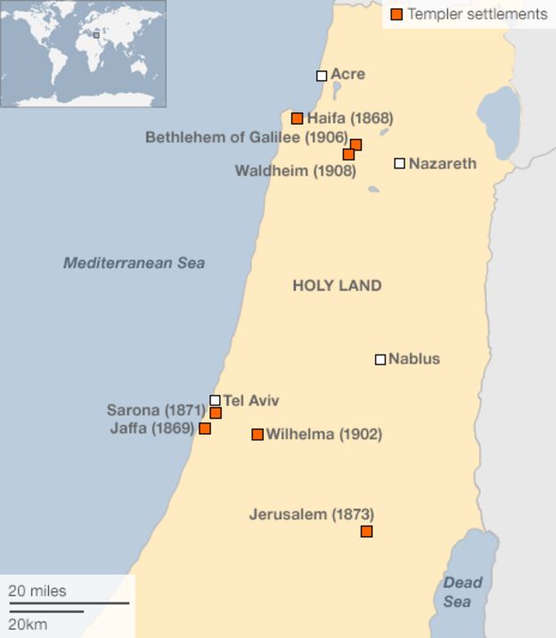 The Templers: German settlers who left their mark on Palestine - BBC News