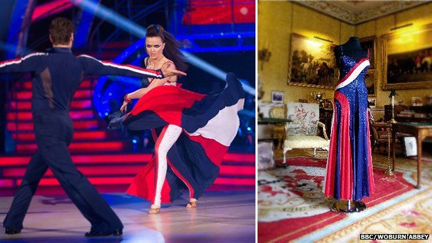 Strictly Come Dancing dresses on show at Woburn Abbey - BBC News