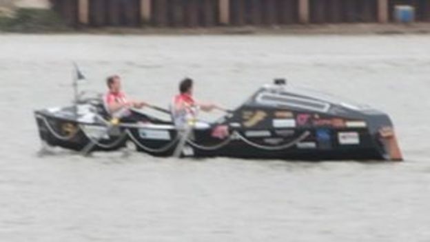 Pair rowers Josh Tarr and Jason McKinlay set new round-Britain record ...