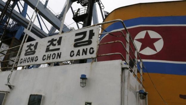 Seized N Korean ship: Cuban weapons on board - BBC News