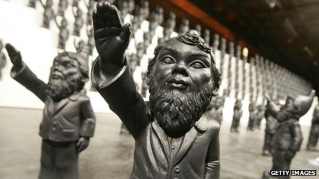 Nazi salute puts German artist Jonathan Meese in court - BBC News