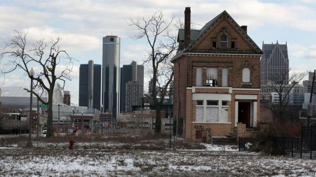 In pictures: Detroit's rise and fall to bankruptcy - BBC News