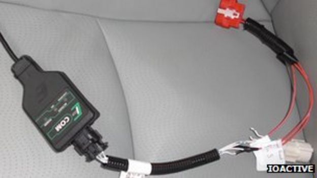 Car hackers use laptop to control standard car - BBC News