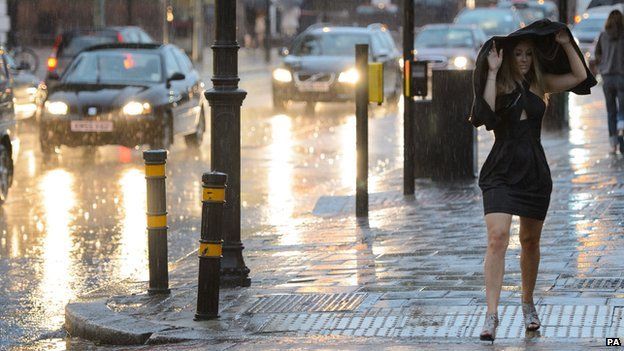 Heavy rain, thunderstorms and flooding hit parts of UK - BBC Newsround
