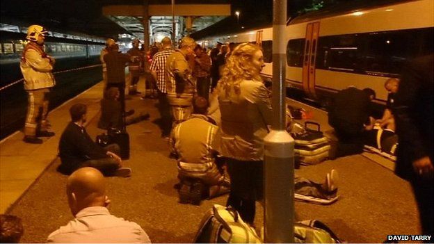 Norwich train station crash man 'insulted' by beer gesture - BBC News
