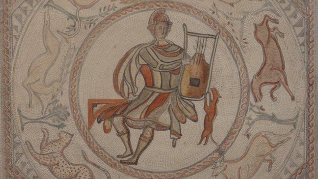 Roman Orpheus mosaic to be displayed at Bristol museum - BBC News