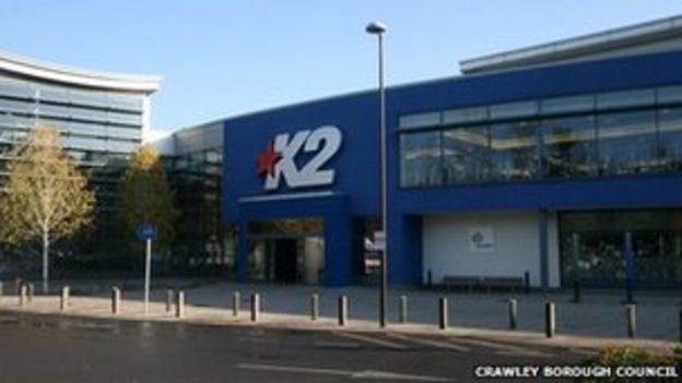 K2 Crawley Leisure centre improvement plan 'on hold' - BBC News