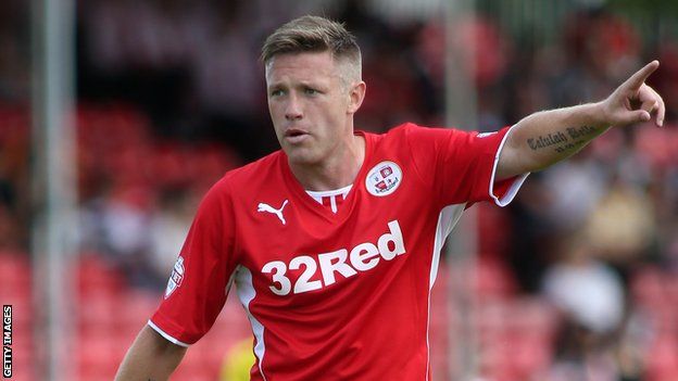 Gary Alexander: Crawley Town striker to fight for place - BBC Sport