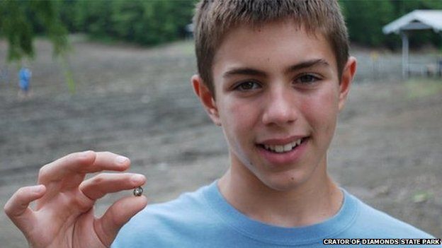 Boy finds diamond and is allowed to keep it - BBC Newsround