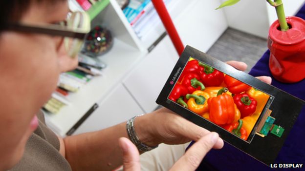 LG Display phone screen offers 'highest resolution' - BBC News