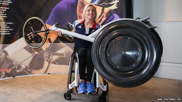 Lighter, faster wheelchair racing wheels unveiled - BBC Newsround