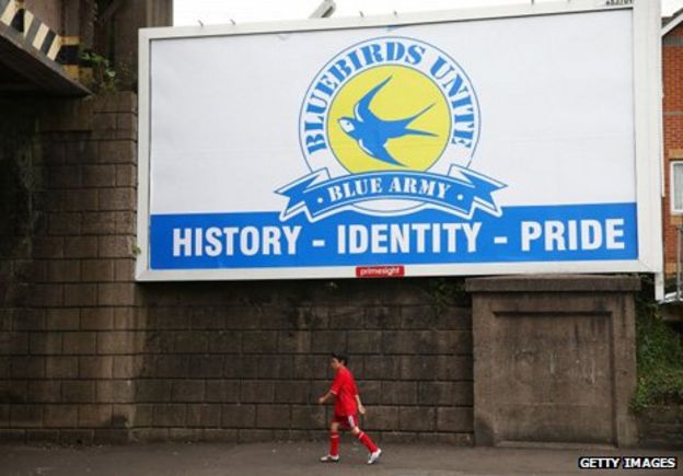 Bluebirds Unite: Cardiff fans walk remembers club's 'heritage' - BBC News