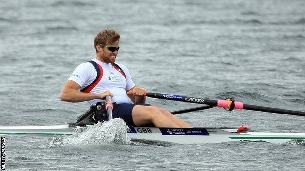 World Rowing: Alan Campbell through to single sculls final - BBC Sport