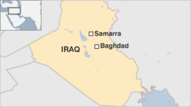 Iraq unrest: Samarra car bomb 'kills 16' at city market - BBC News
