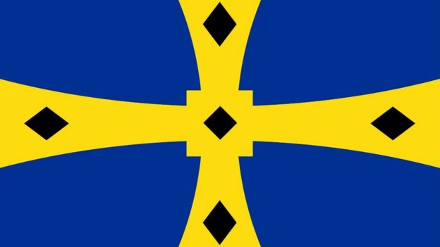 In pictures: County Durham flag designs unveiled - BBC News